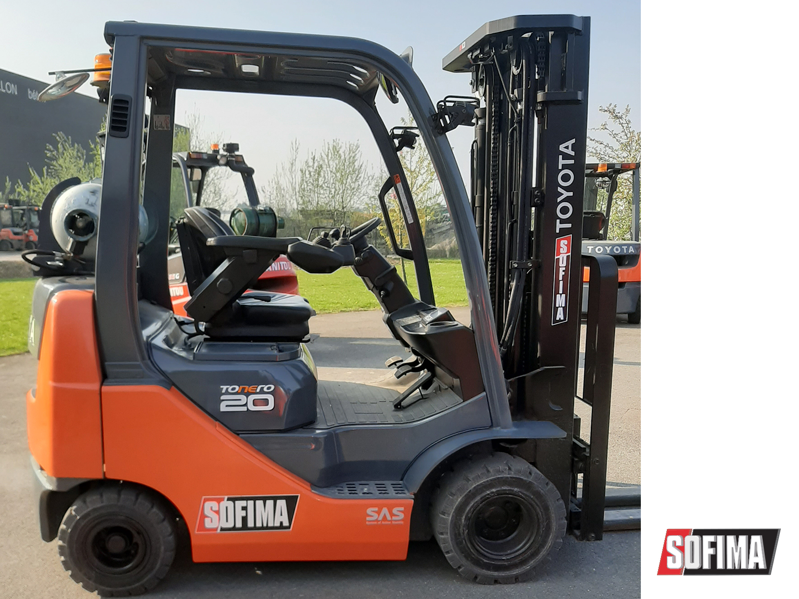 Toyota TONERO 20 - Chariot frontal gaz - OCCASION - Sofima concessionnaire 59/62