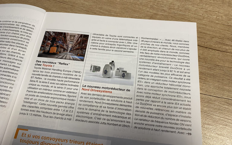 Le nouveau chariot à mât rétractable TOYOTA REFLEX - Sofima