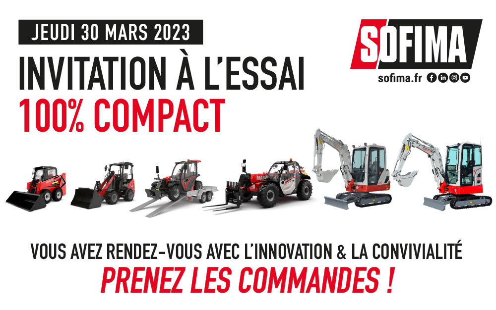 INVITATION A L’ESSAI 100% COMPACT - Sofima