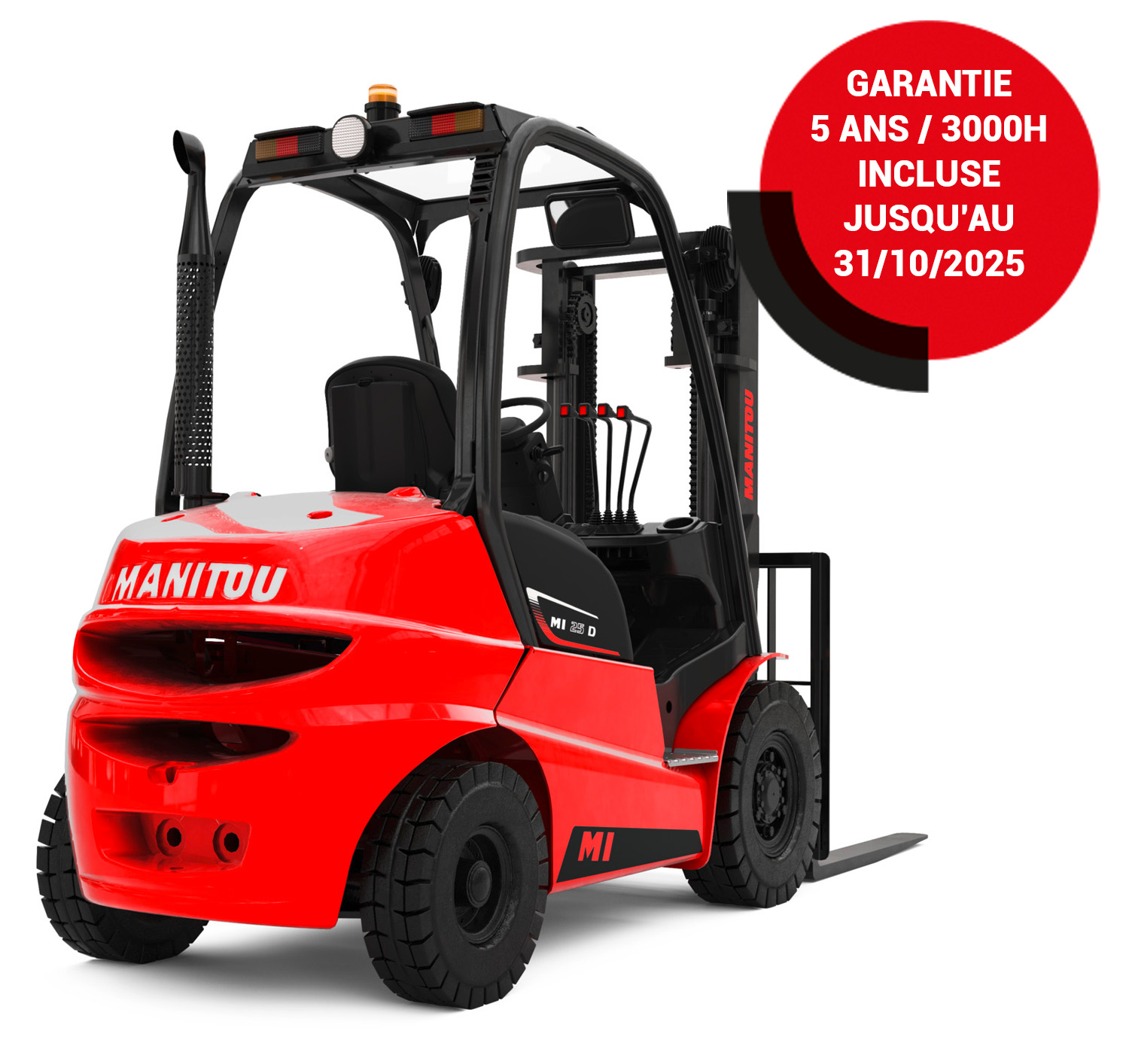 Chariots frontaux Manitou en stock – ME316 LIFT & MI25D – SOFIMA - Sofima